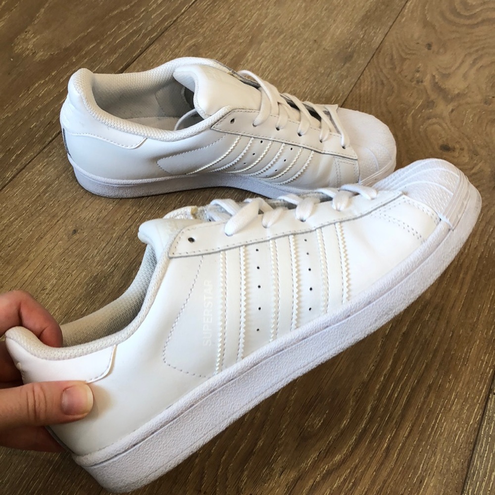Adidas All White Superstars - Gem